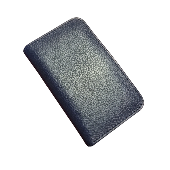 Buxton | Bags | Buxton Blue Leather Card Wallet | Poshmark